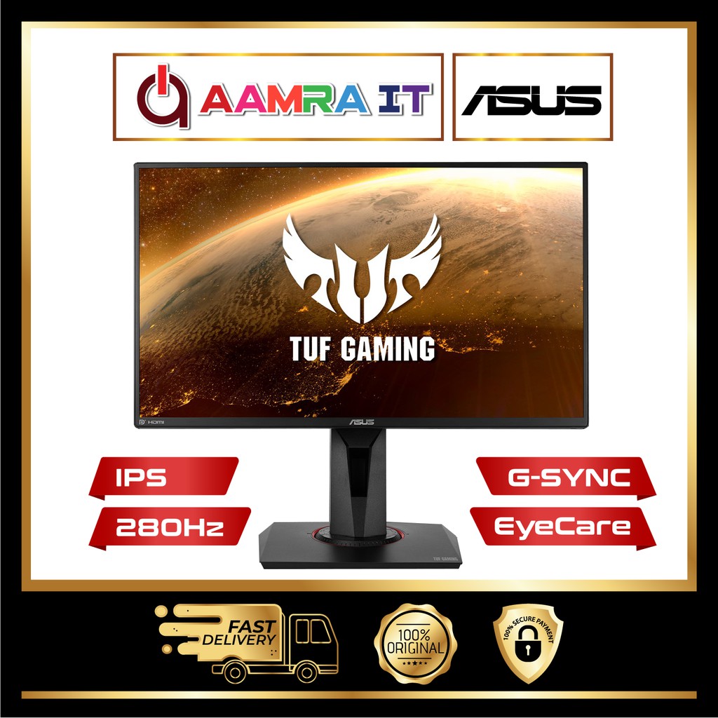 ASUS 24.5 -inch TUF Gaming Monitor VG259QM 1080P FHD 1920 x 1080 Black ...