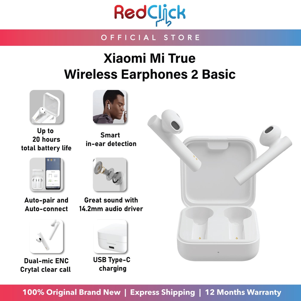 Xiaomi Mi True Wireless Earphone 2 Basic /TWSEJ08WM Trues Wireless Stereo Stable Bluetooth ...