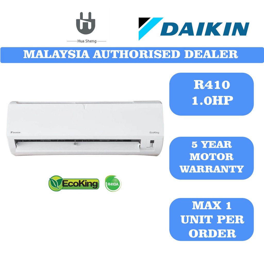 Daikin FTN-P Series R410A Wall Mounted Non Inverter Air Conditioner 1HP ...
