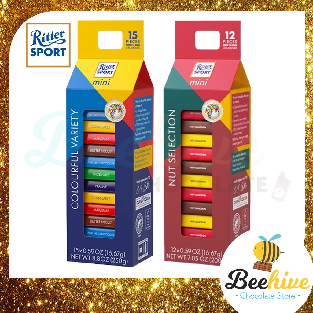 Ritter Sport Chocolate Mini Mix 200g/250g | Shopee Malaysia
