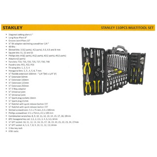 STANLEY 110 PCS MULTI TOOL SET (STMT81243) | Shopee Malaysia
