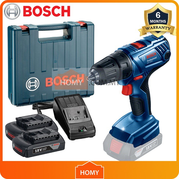 BOSCH GSR 180-LI Cordless Driver Drill 1/2 inch with 1.5Ah Battery ...