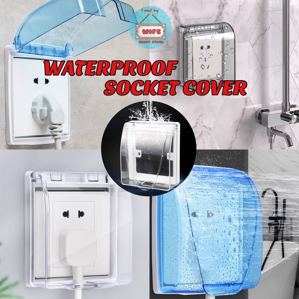 READY STOCK ~ Outdoor Indoor Weatherproof PVC Switch Socket Cover ...