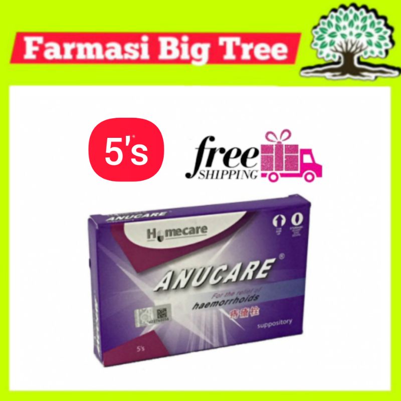 ANUCARE SUPP 5'S WITH BOX (HAEMORRHOIDS/BUASIR) | Shopee Malaysia