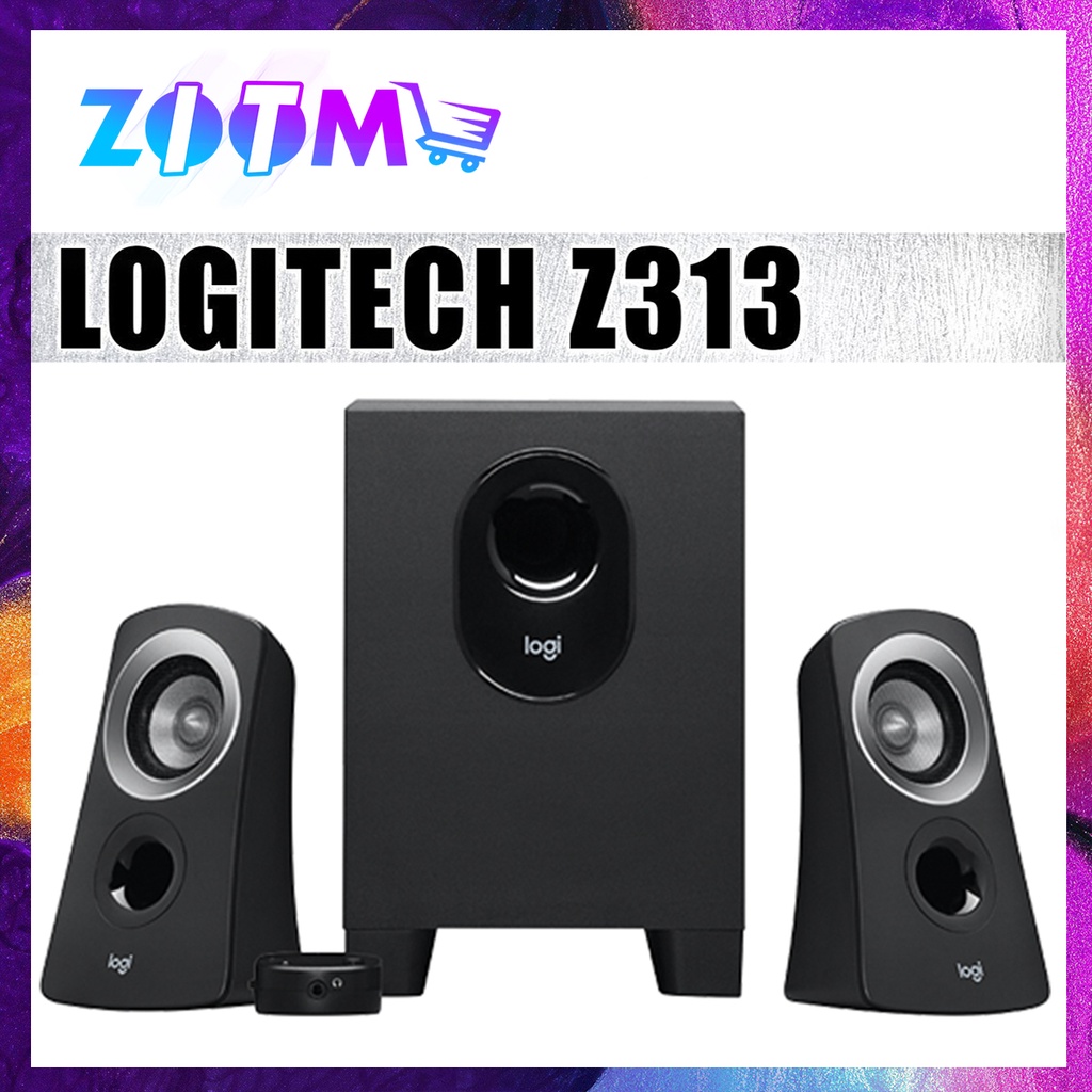 LOGITECH Z313 2.1 MULTIMEDIA SPEAKER SYSTEM WITH SUBWOOFER, FULL RANGE ...