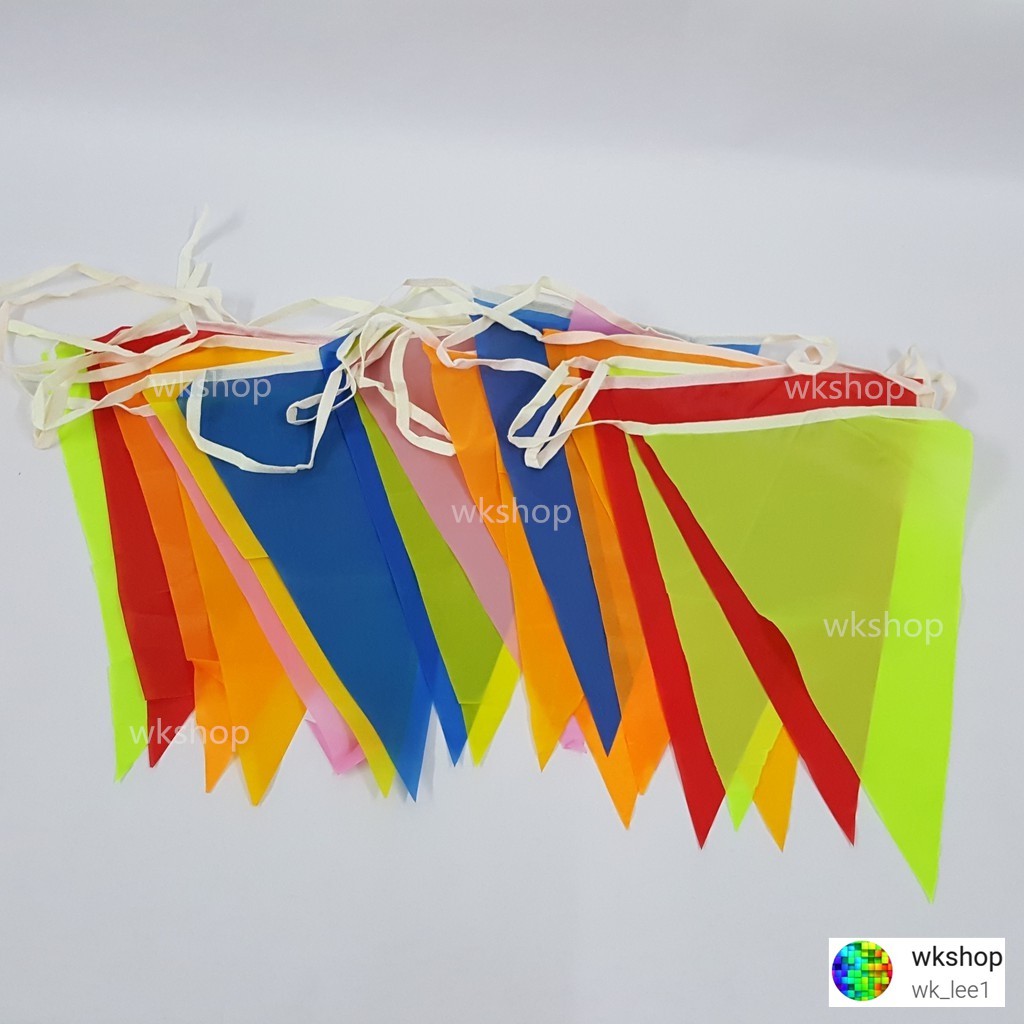 Colourful Hanging Triangle Flag 18x30cm | Shopee Malaysia