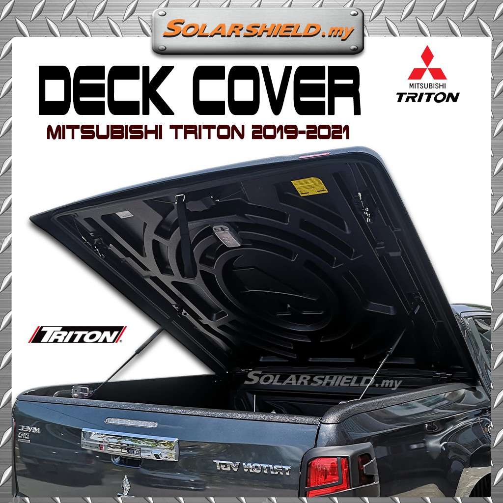 Mitsubishi Triton 2019-2021 Aeroklas 45 Degree Deck Cover 4x4 Deck ...