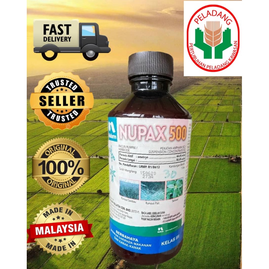 RACUN RUMPAI/RACUN RUMPUT/AMETRYN/NUPAX 500 (1 LITER) | Shopee Malaysia