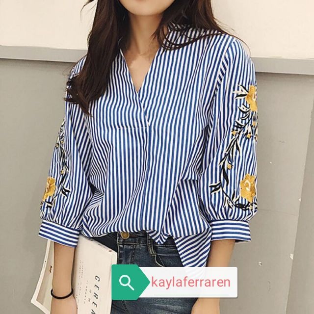 (ready stock) floral blouse | Shopee Malaysia