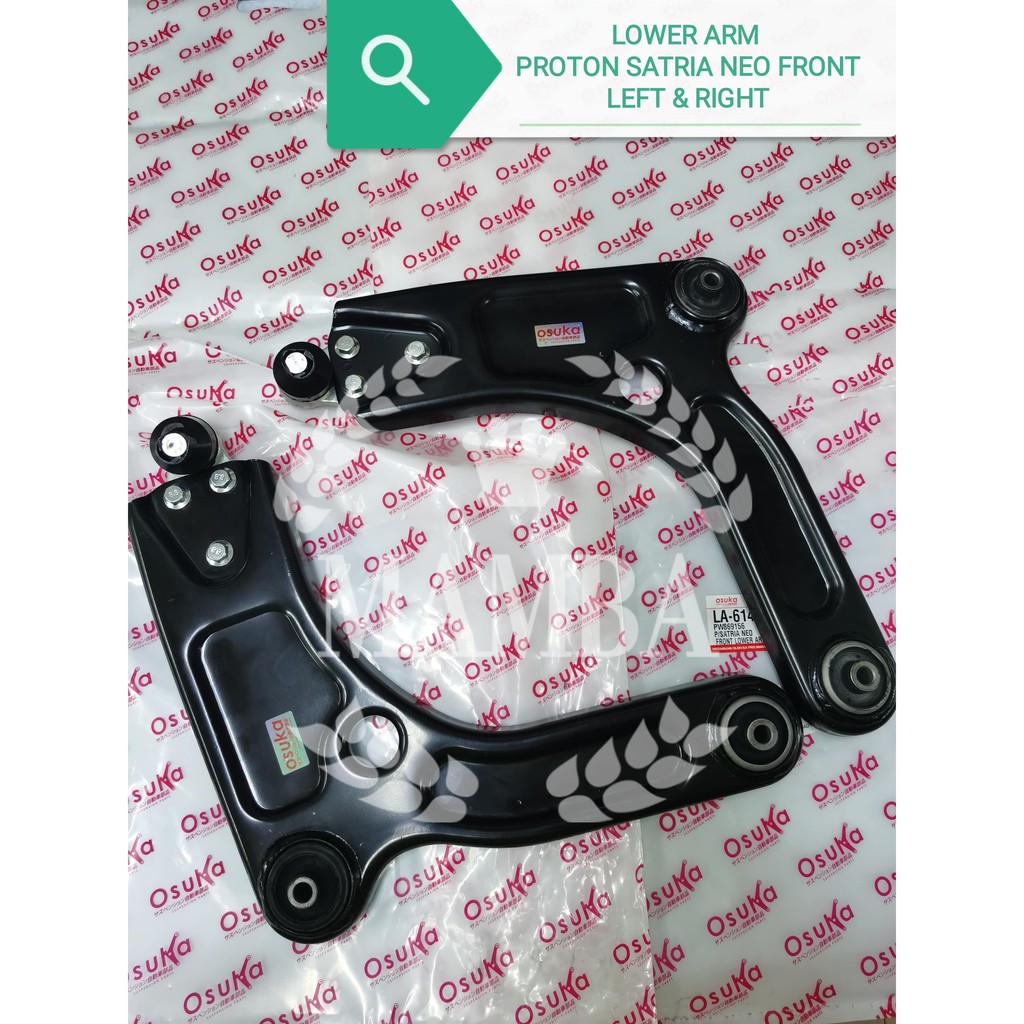 PROTON SATRIA NEO LOWER ARM FRONT LEFT AND RIGHT OSUKA ~QUALIT PART ...