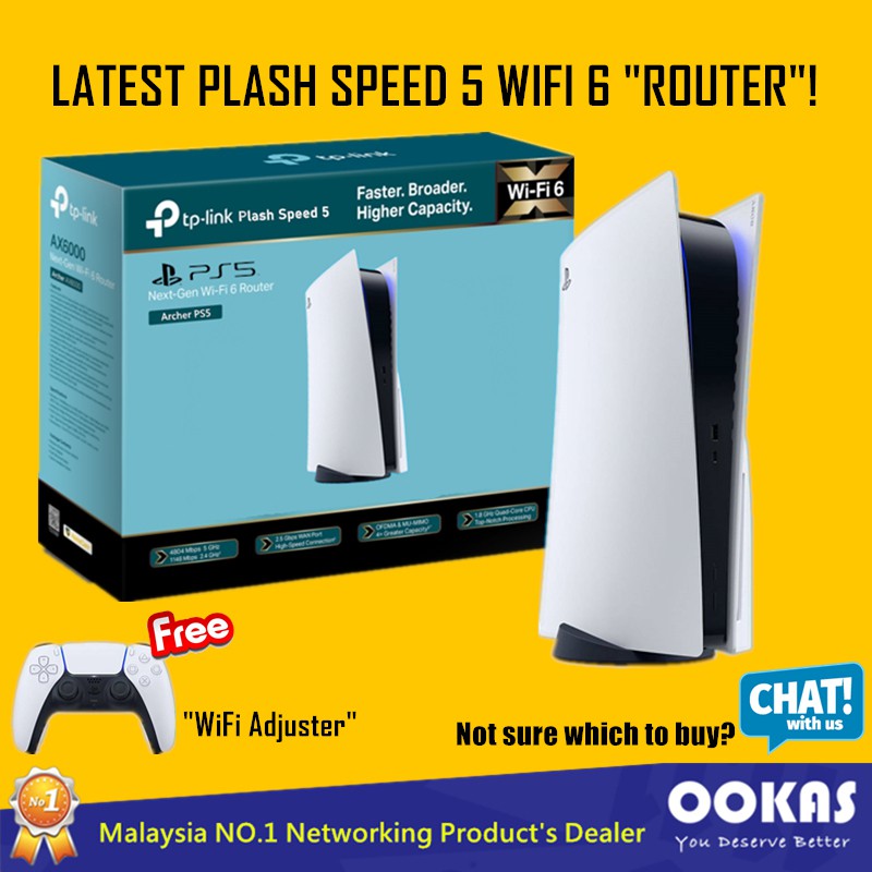 Plash Speed 5, Latest PS5 Router With Customized Box & Free Gift ...