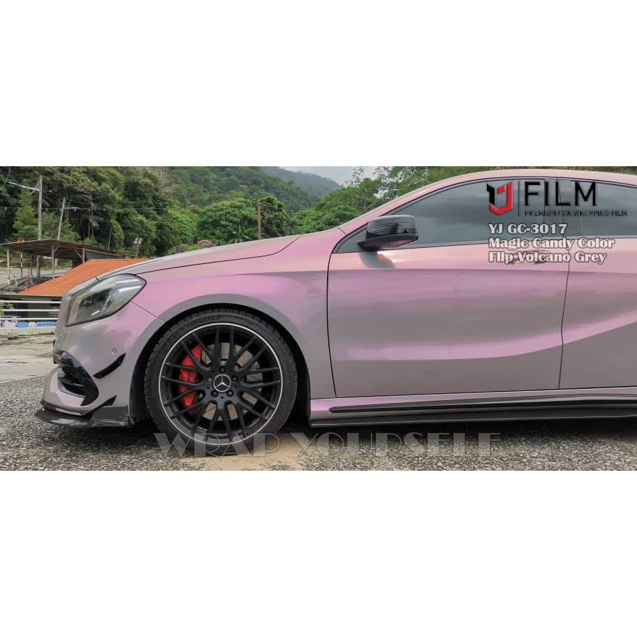 car wrap sticker full wrap magic candy colour flip volcano grey two ...