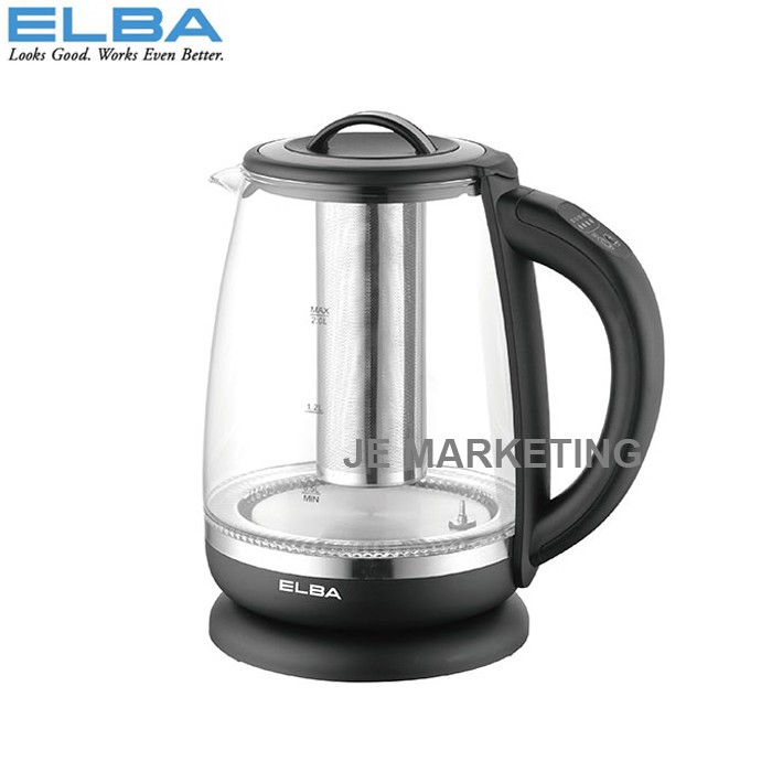 ELBA GLASS JUG KETTLE EJK-J1725KG(BK)/ EJK-J2024DG(BK) | Shopee Malaysia