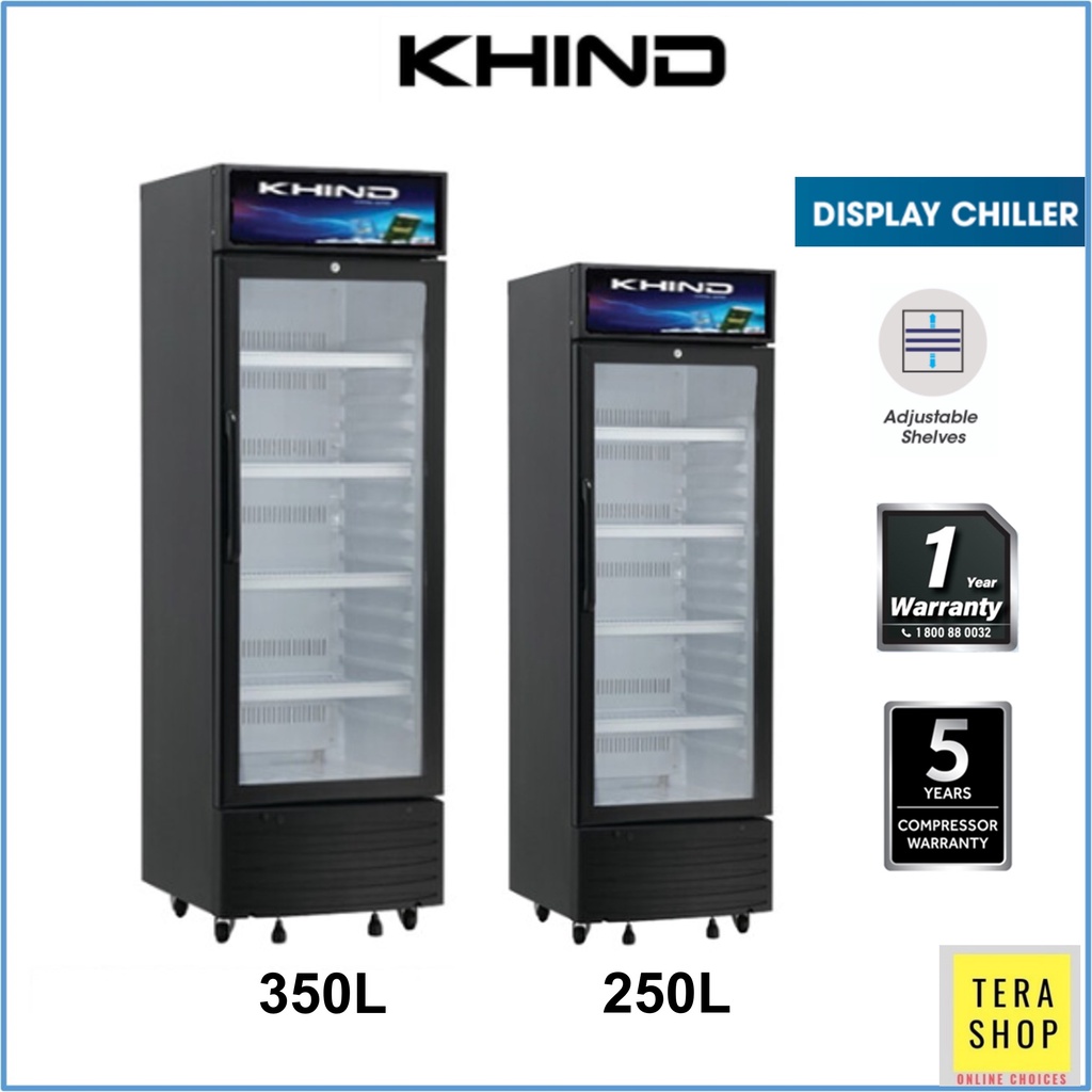 Khind KDS250 / KDS350 Display / Showcase Chiller | Shopee Malaysia