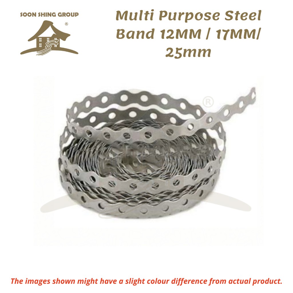 10Meter Multi Purpose Steel Band / Bend Besi - 12mm / 17mm / 25mm ...
