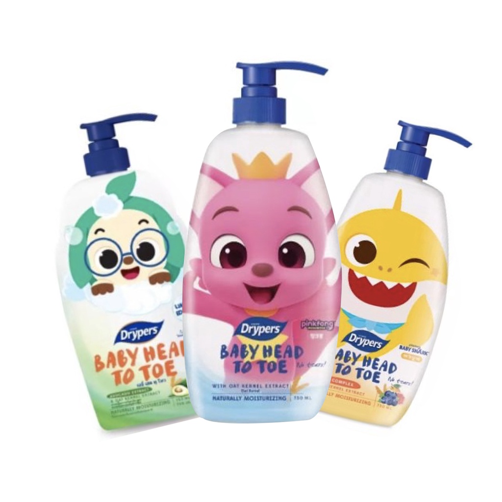 Drypers Baby Head To Toe 750ml Pinkfong (Limited Edition) | Shopee Malaysia