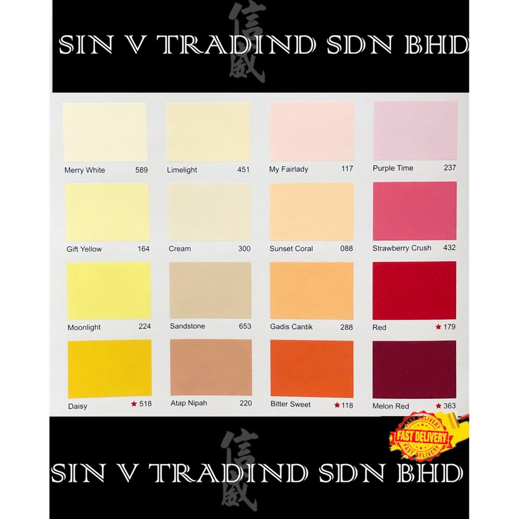 7L Toplus Emulsion Paint #cat air biasa #cat kapur #cat dinding #wall ...