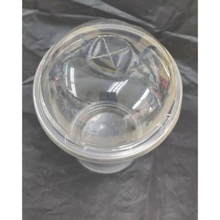32oz PP Clear Cup with "Dome Lid" Drinking Plastic Cup / Cup Cawan ...