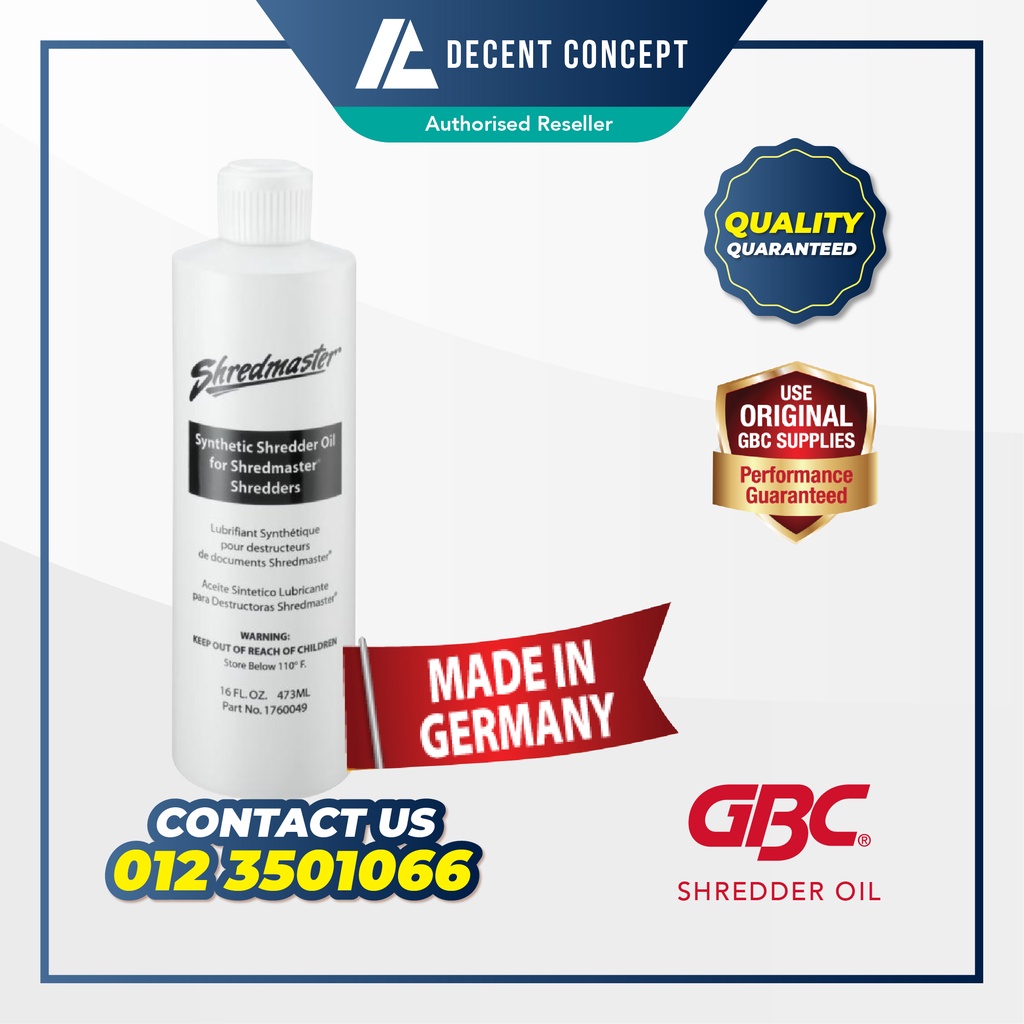 GBC Shredder Oil 473ml | Shopee Malaysia