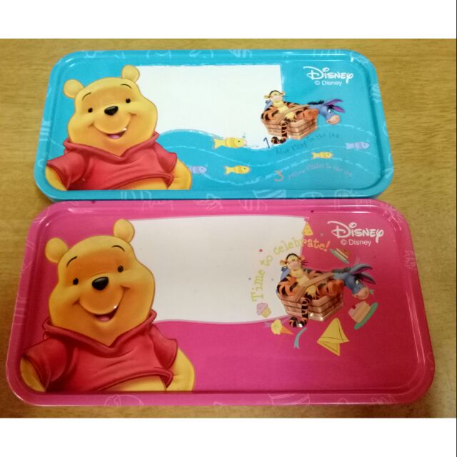 Disney Winnie The Pooh Steel Metal Pencilbox / Bekas Kotak Pensel Besi ...