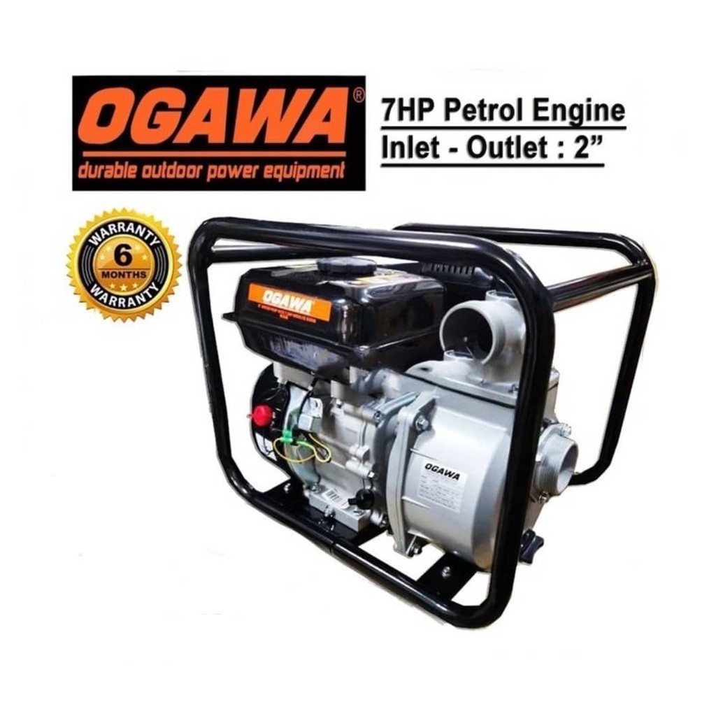 "7.0Hp" 💦OGAWA/OKAZAWA Water Pump With Gasline Engine/ Water Pump/ Pam ...
