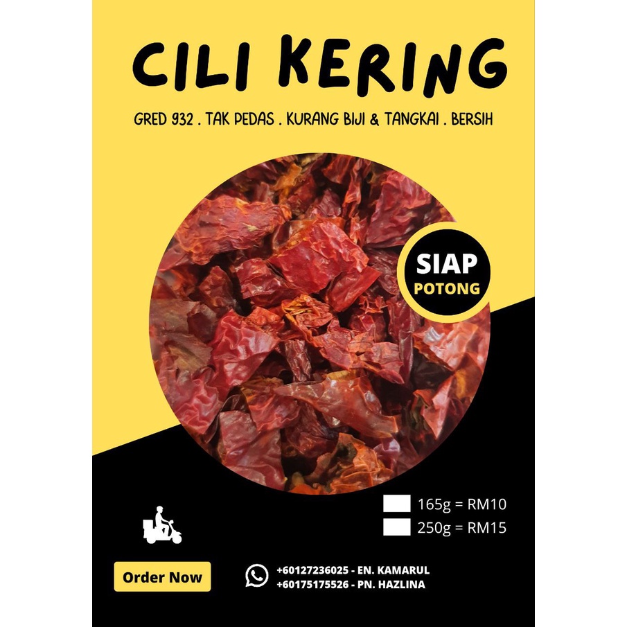 Cili Kering Siap Potong | Shopee Malaysia