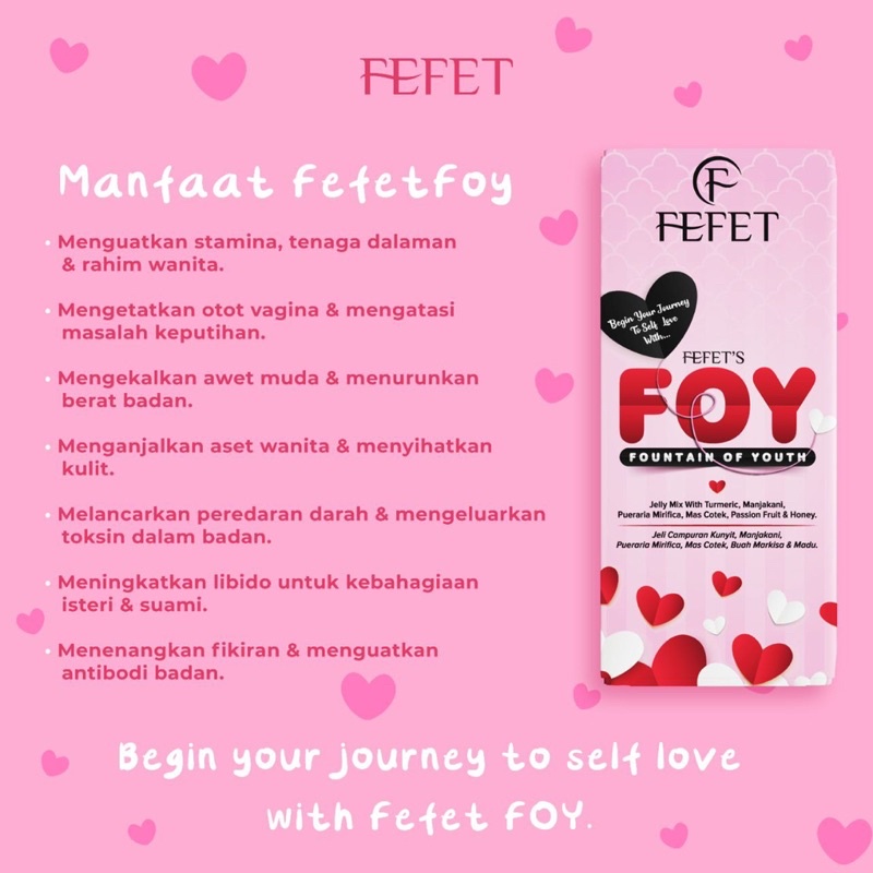 FEFET FOY JAMU JELLY MODEN 100% ORIGINAL (Fountain Of Youth) | Shopee ...
