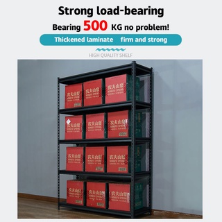 HM 3/4/5 Tier Metal Adjustable Boltless Rack Warehouse Rak Barang Rak ...