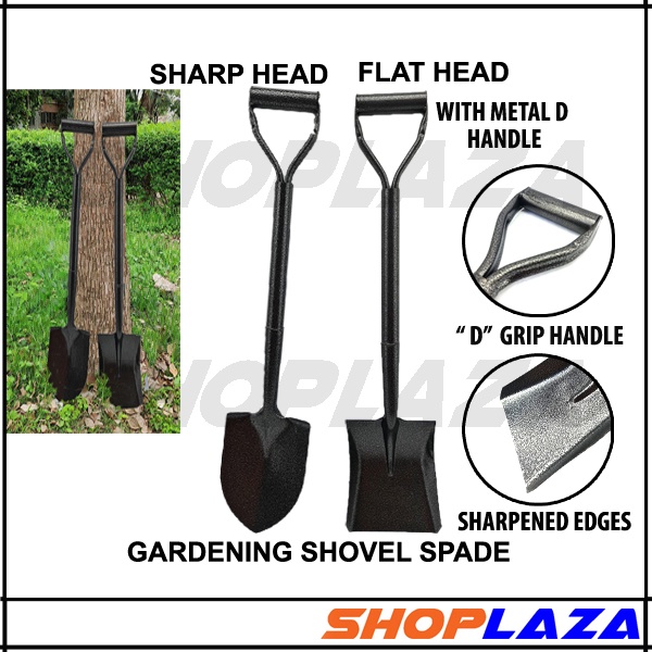 Garden Shovel Metal Handle Cangkul Skop Pasir Garden Tools Shovel / D ...