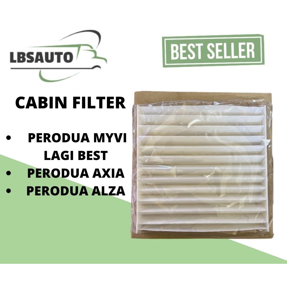 Perodua Myvi Lagi Best Axia Alza Cabin Air Cond Filter 014520-2990 CA ...
