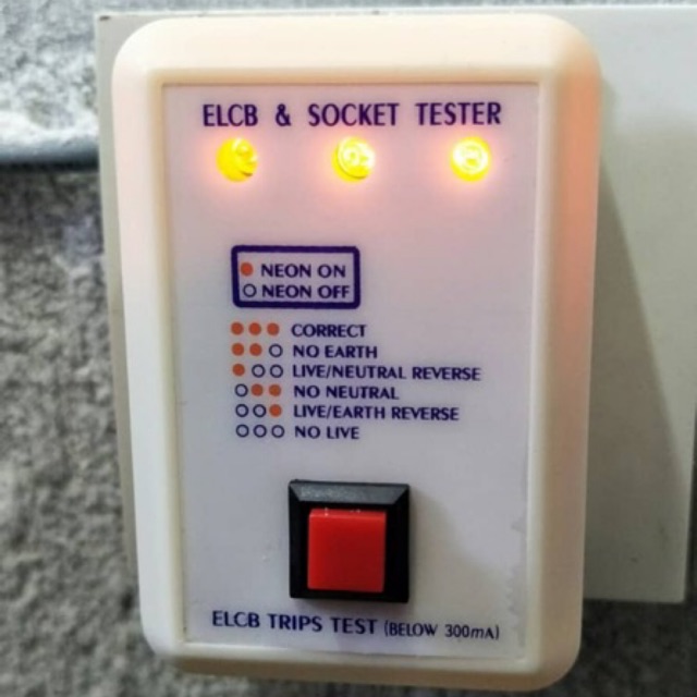 13A ELCB & SOCKET TESTER | Shopee Malaysia