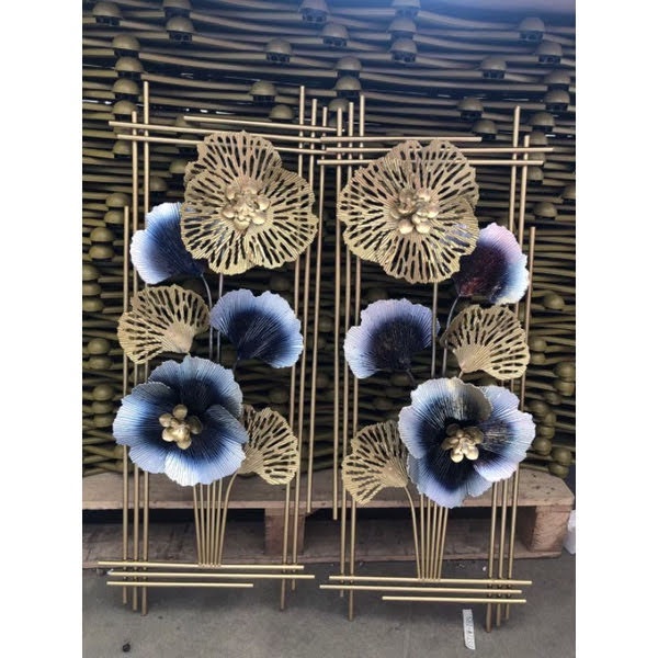 [READY STOCK] A2001 MODERN WALL DECO 3D IRON METAL HOLLOW FLOWER FRAME ...