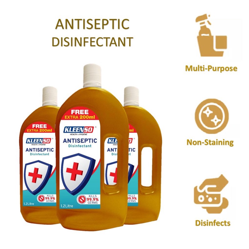 Kleenso Antiseptic Disinfectant Liquid 1.2L | Shopee Malaysia