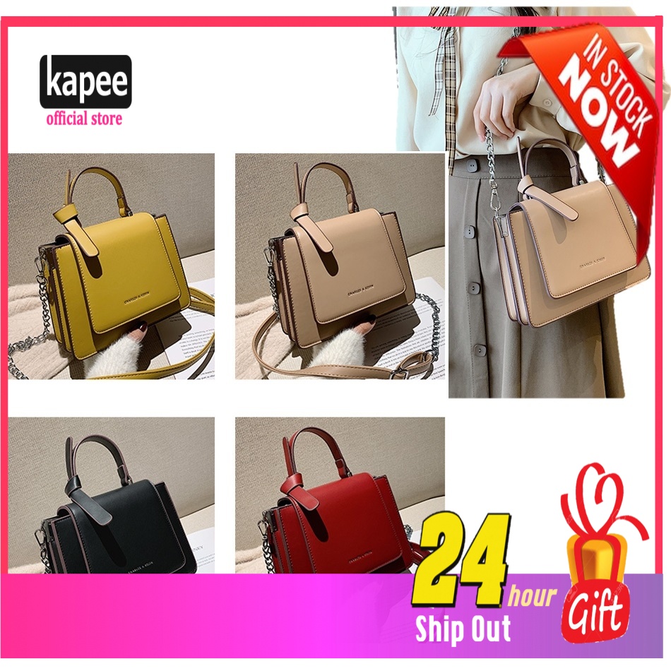 KAPEE Soft PU Sling Bag Lovely Messenger Bag | Shopee Malaysia