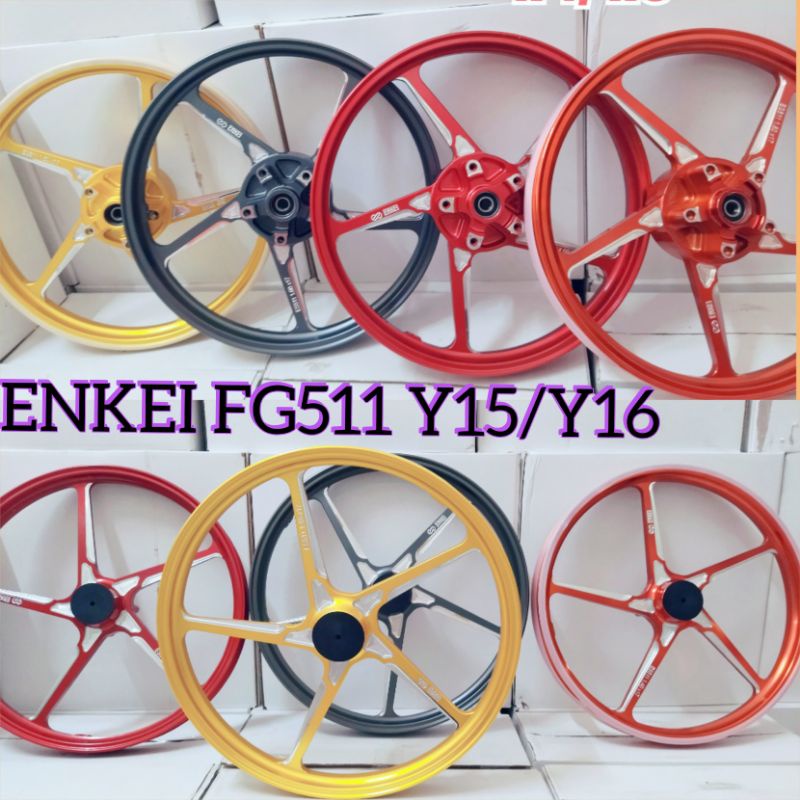 ‼️READY STOCK ‼️SPORT RIM ENKEI FG511 FOR Y15 / Y15ZR / Y16 / Y16ZR 🔥LIMITED EDITION🔥 | Shopee ...