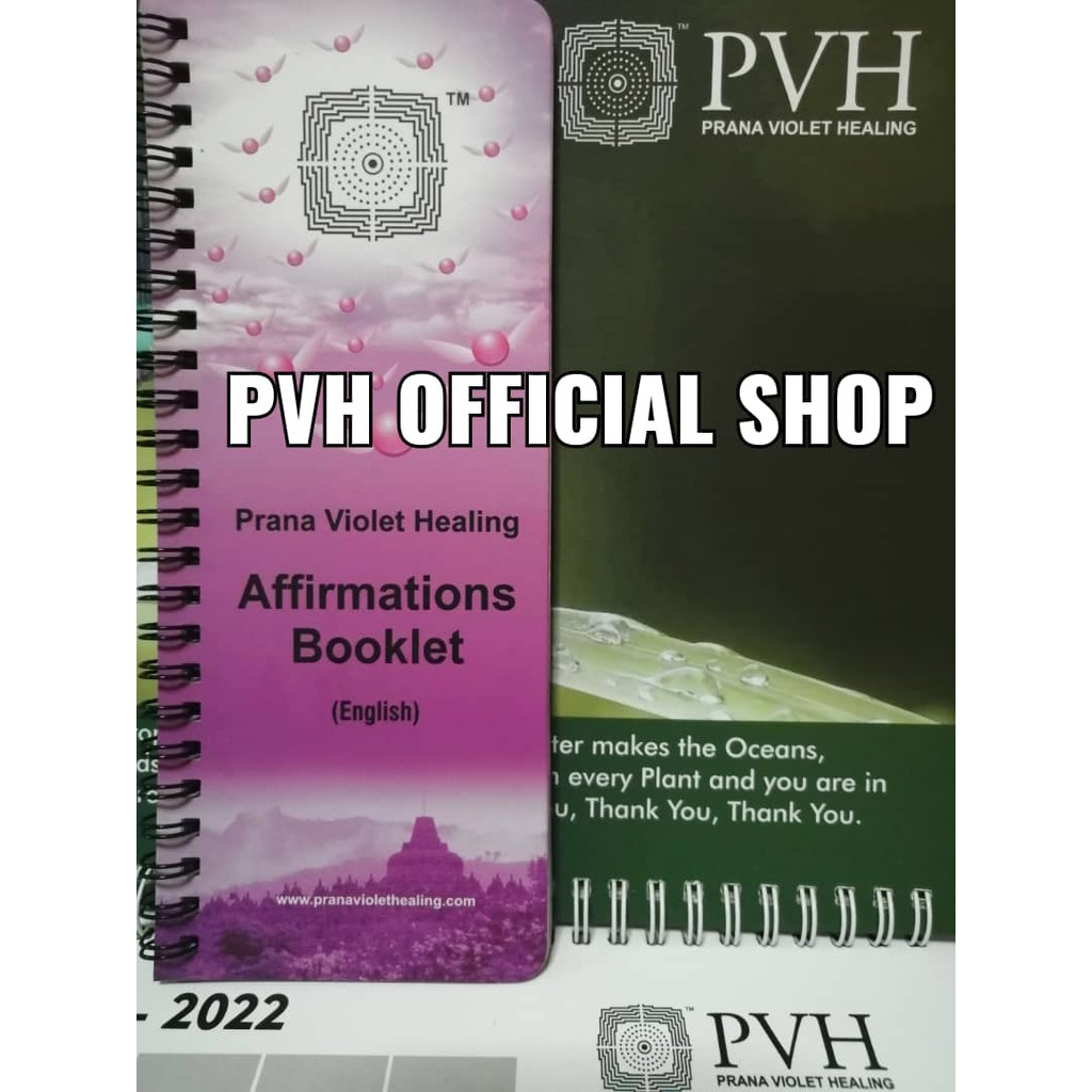 PVH ENGLISH Affirmations NEW Booklet Prana Violet Healing~ ENGLISH ...
