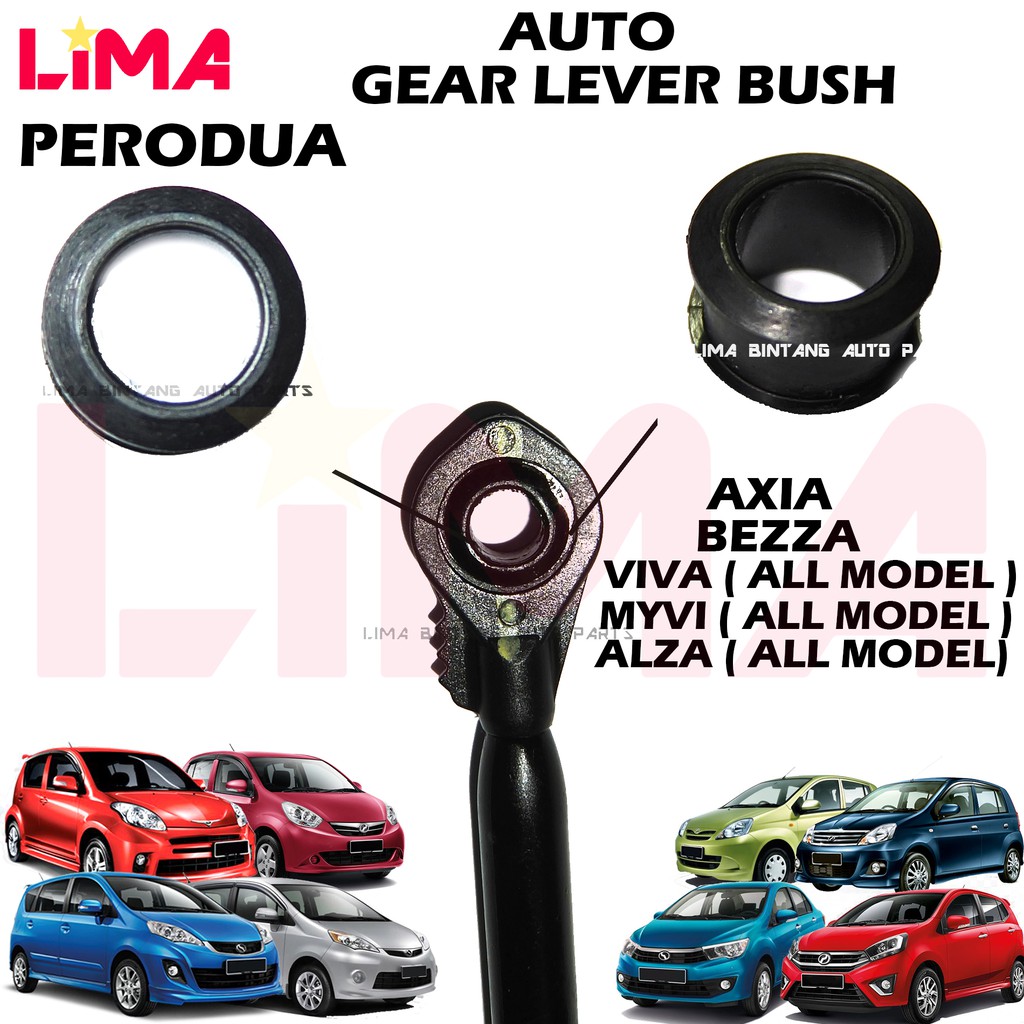 Perodua myvi , viva , alza , axia , bezza , gear lever cable bush ...