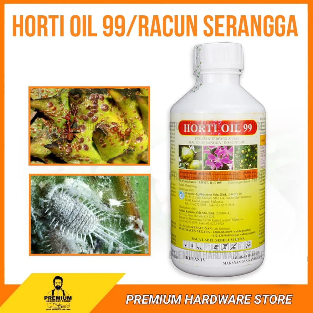 HORTI OIL 99 1L White Oil 99% Mealybug Insecticide Racun Serangga ...