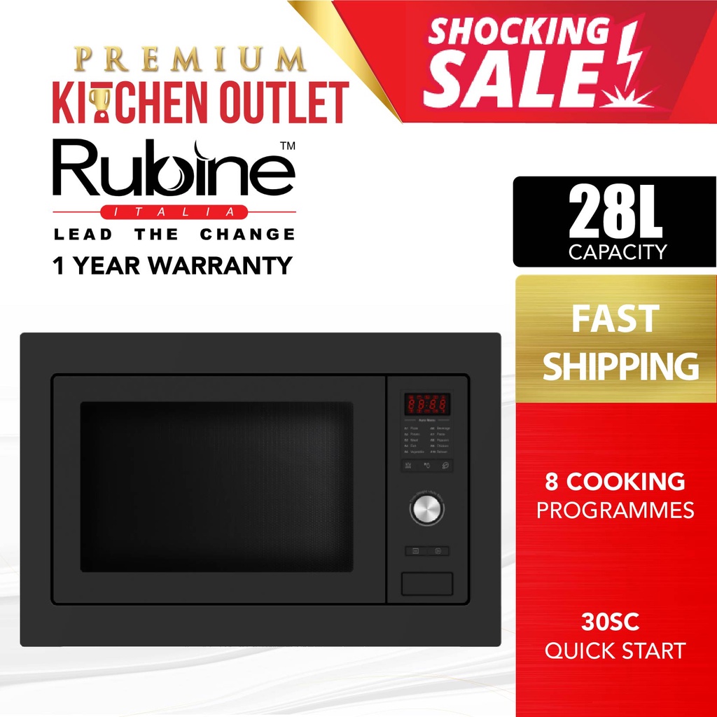 Rubine 28L RMO-OREO-28BL | Senz 25L SZ-MW2510 10 Functions Electronic ...