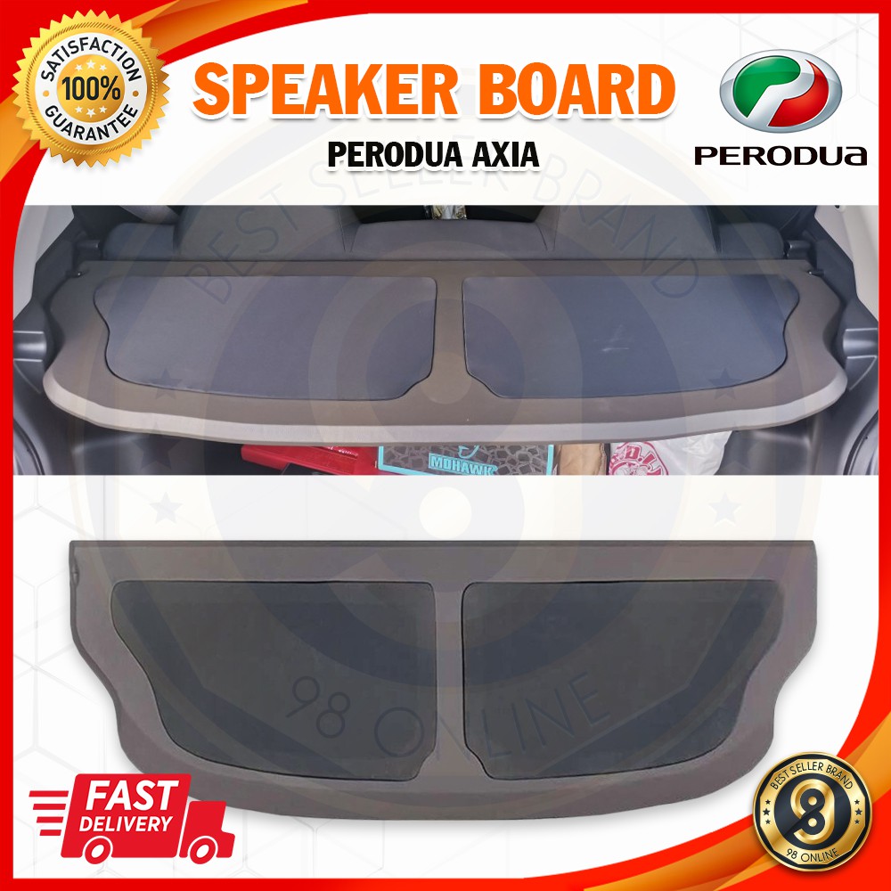 Car Rear Speaker Board For Perodua Axia 100% Buatan Malaysia Papan ...