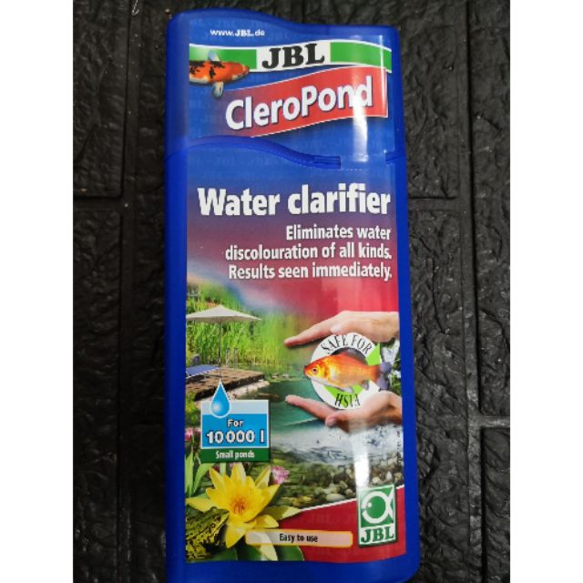JBL CleroPond Water clarifier small pond eliminate water discolouration ...