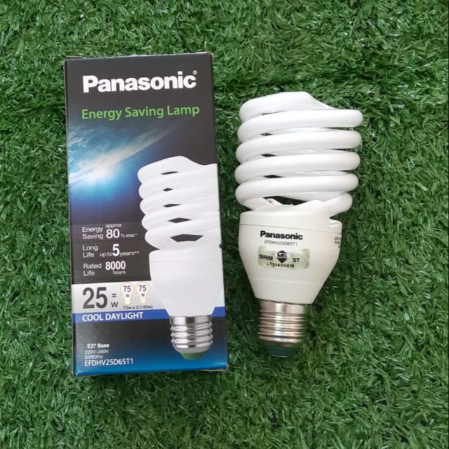 Panasonic Spiral Bulb 25W E27 Daylight | Shopee Malaysia