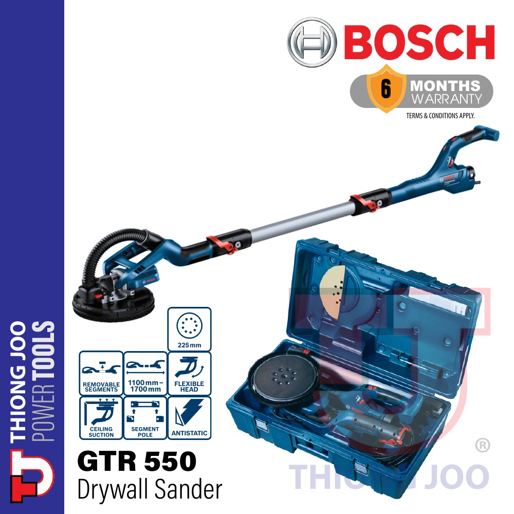 BOSCH GTR 550 DRYWALL SANDER | Shopee Malaysia