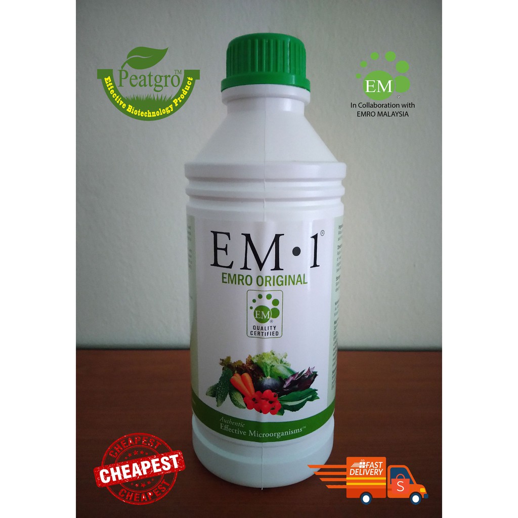 Effective Microorganism (EM-1) 1 litre bottle (Pertanian, Penternakan ...