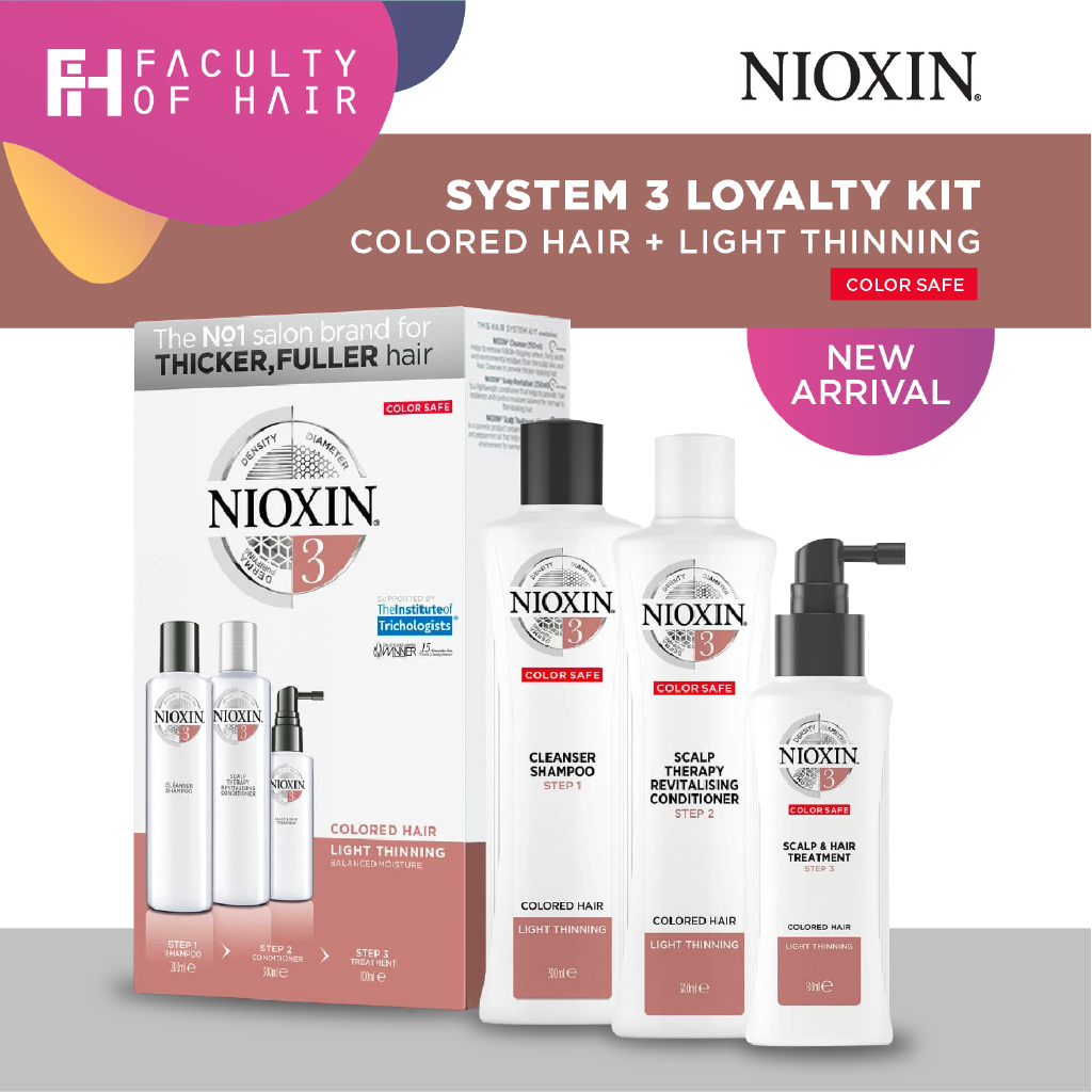 Nioxin System 3 Super Value Trial Kit including Shampoo (300ml ...