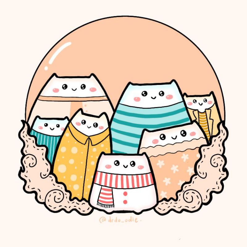 Digital art : Cat Doodle (softcopy) | Shopee Malaysia