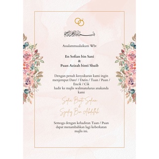 Digital Kad Kahwin / Tunang Murah | Shopee Malaysia