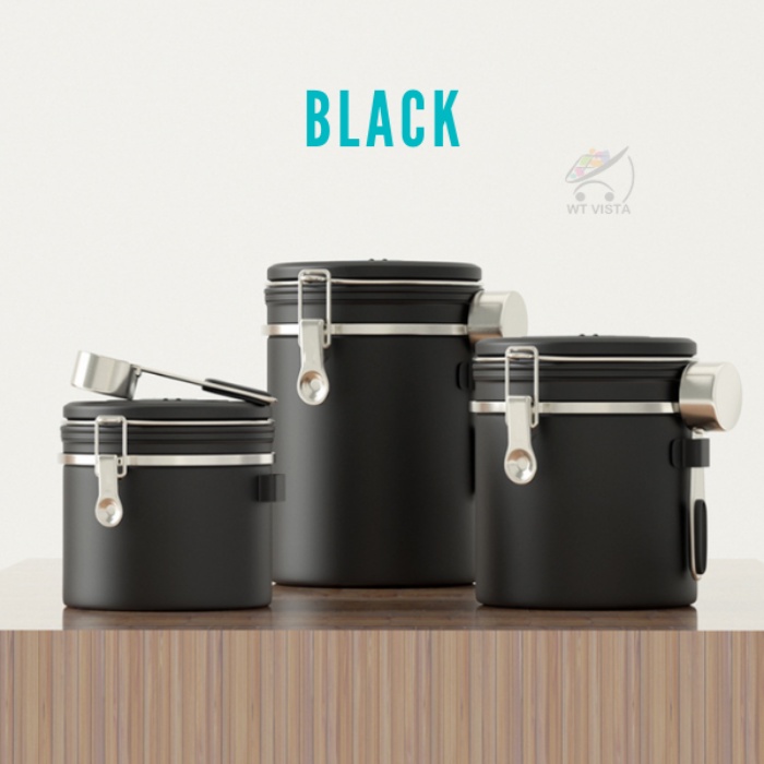 NIBU Coffee Storage Container 1.2L 1.5L Coffee Bean Roast Vacuum Seal ...