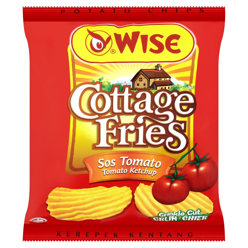 Wise Cottage Fries Potato Chips Tomato Ketchup 65g