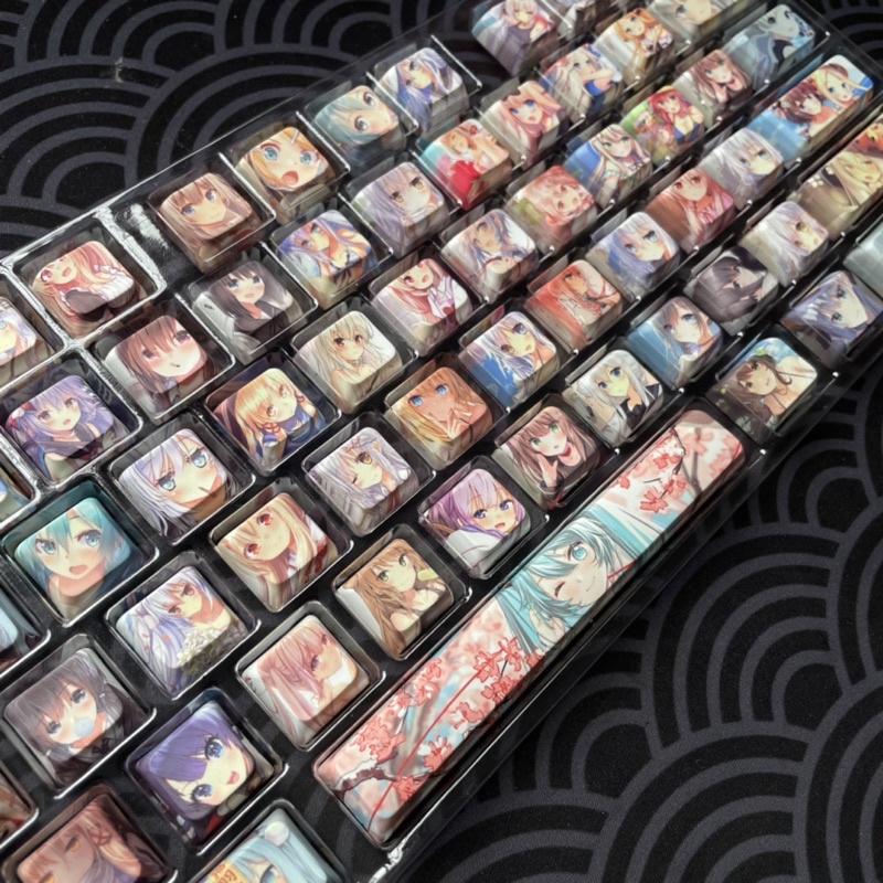 Anime keycap for mechanical keyboard Anime cosplay waifu wife keycap ...
